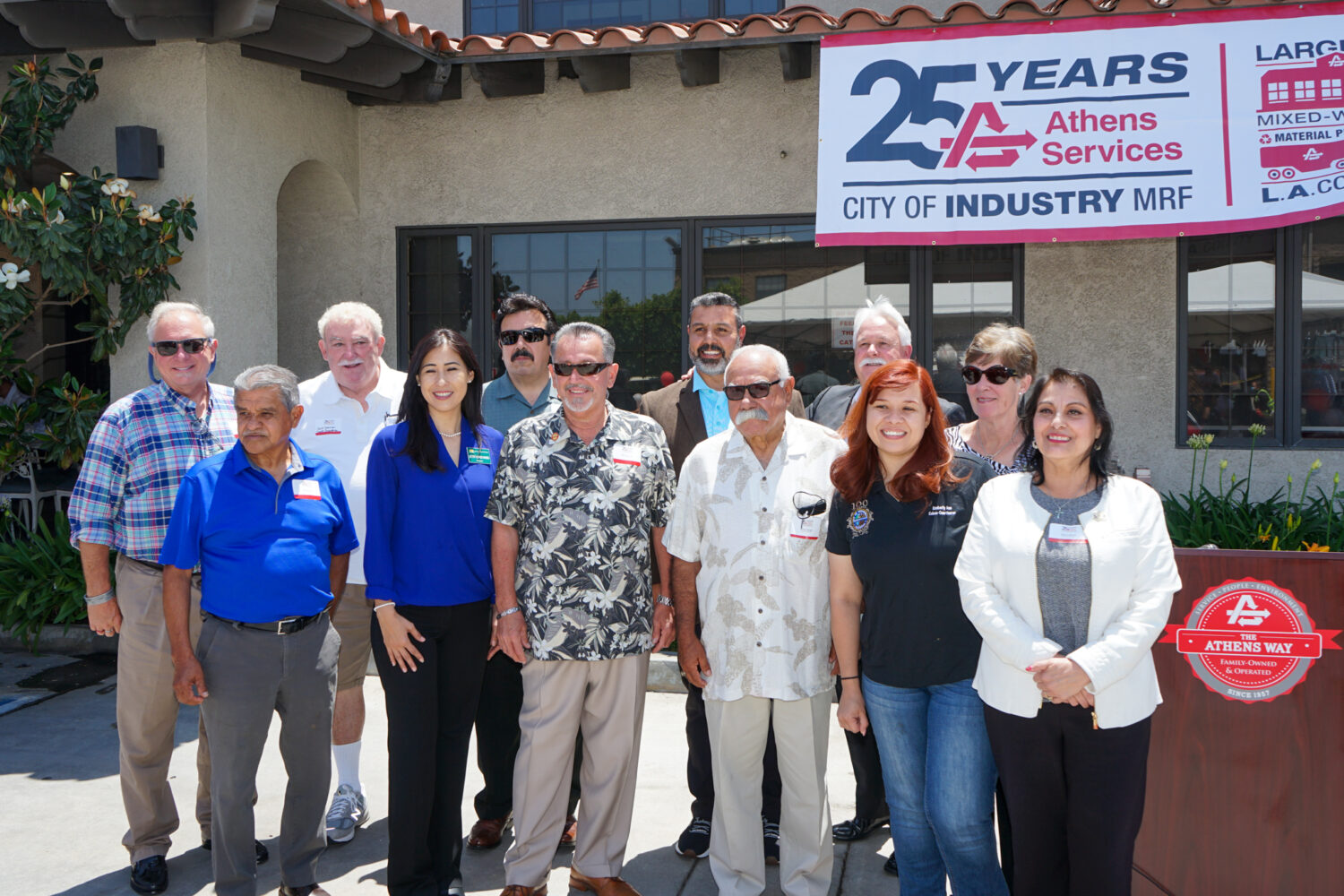 Athens Services Celebrates The 25th Anniversary Of Its First MRF
