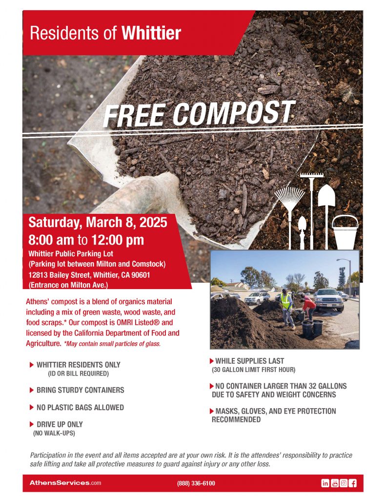 Whittier Free Compost - Athens Services